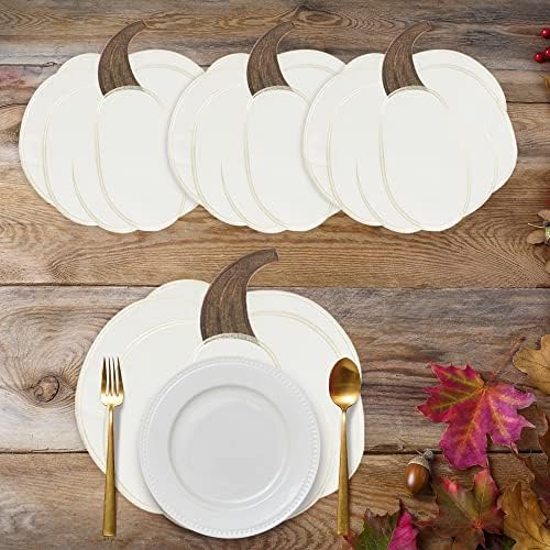Amazon.com: Sliner 12 Pack Fall Halloween Thanksgiving Placemats Autumn ...