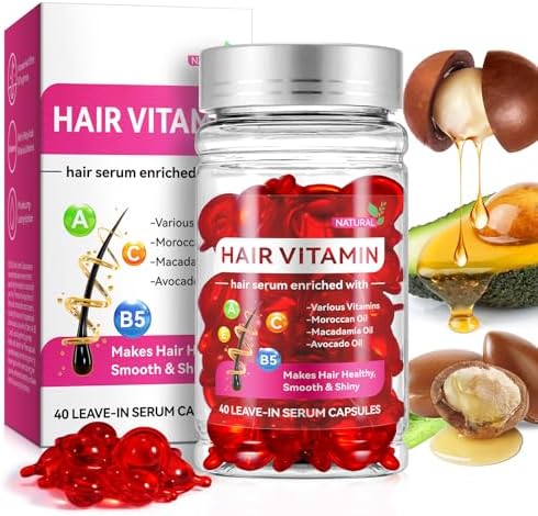 Amazon.com: NTSNWFWX Hair Vitamin Serum Capsule,Hair Treatment Serum ...