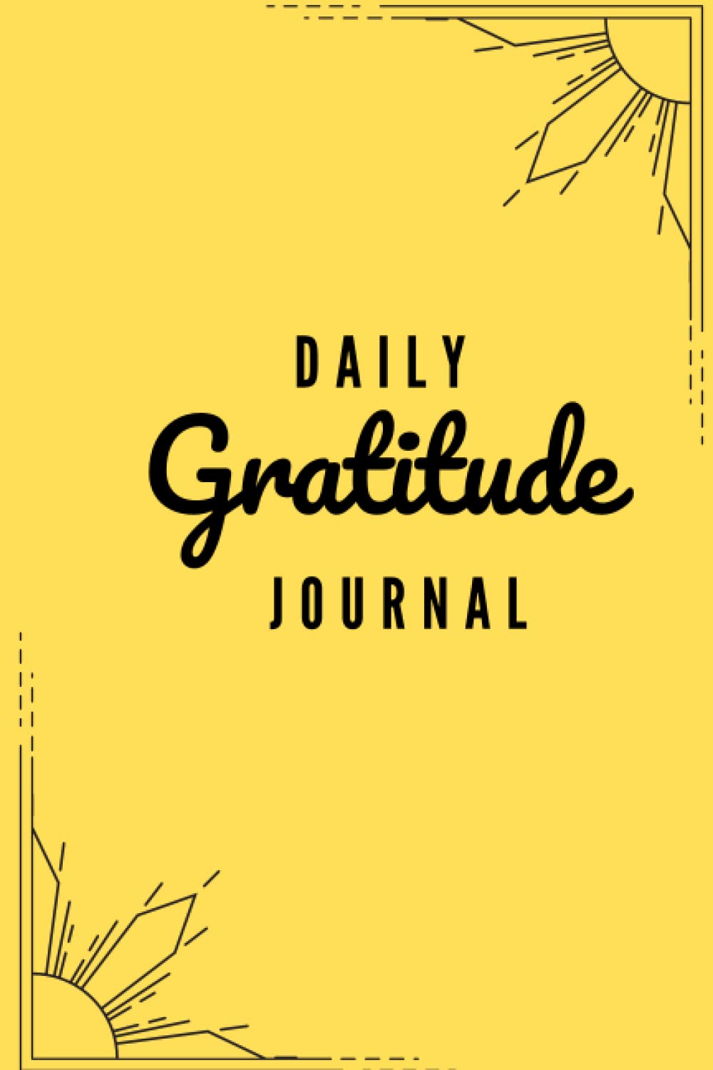 Amazon.com: Daily Gratitude Journal Yellow with Prompts for Reflection ...