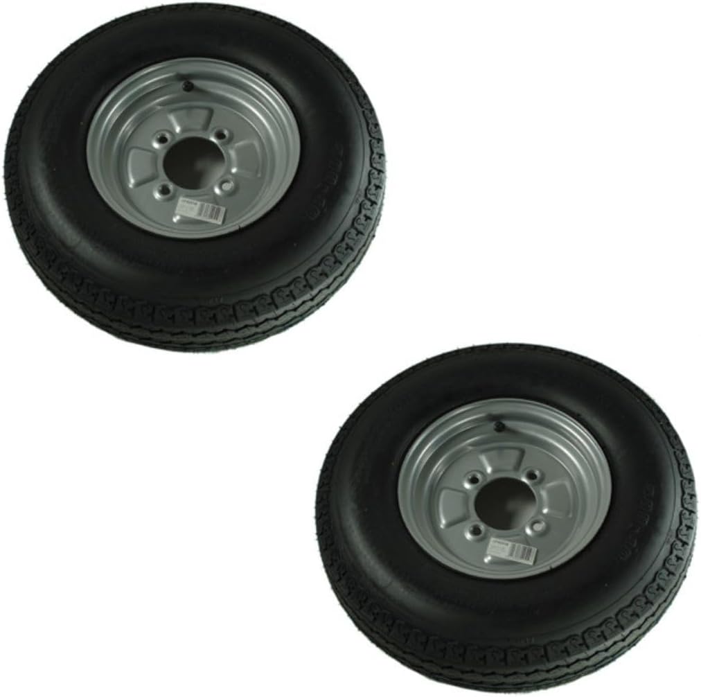 Erde 142/143 Trailer Wheel and Tyre pair 5.00-10 4 Stud, 115mm PCD ...
