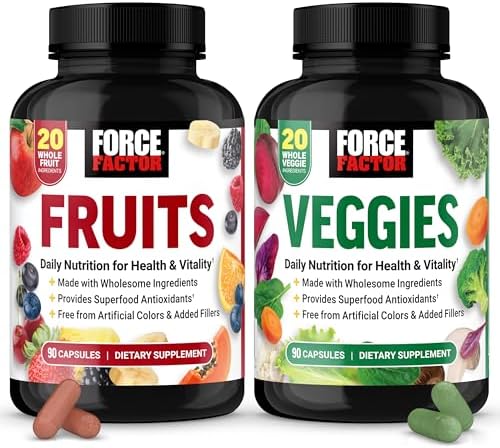 Amazon.com: Force Factor Fruits & Veggies, Fruit & Vegetables ...