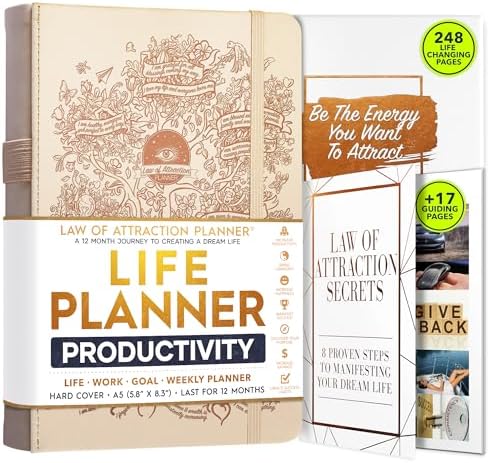 Amazon.com : Soomeet Goals Planner - Deluxe Undated Monthly & Weekly ...