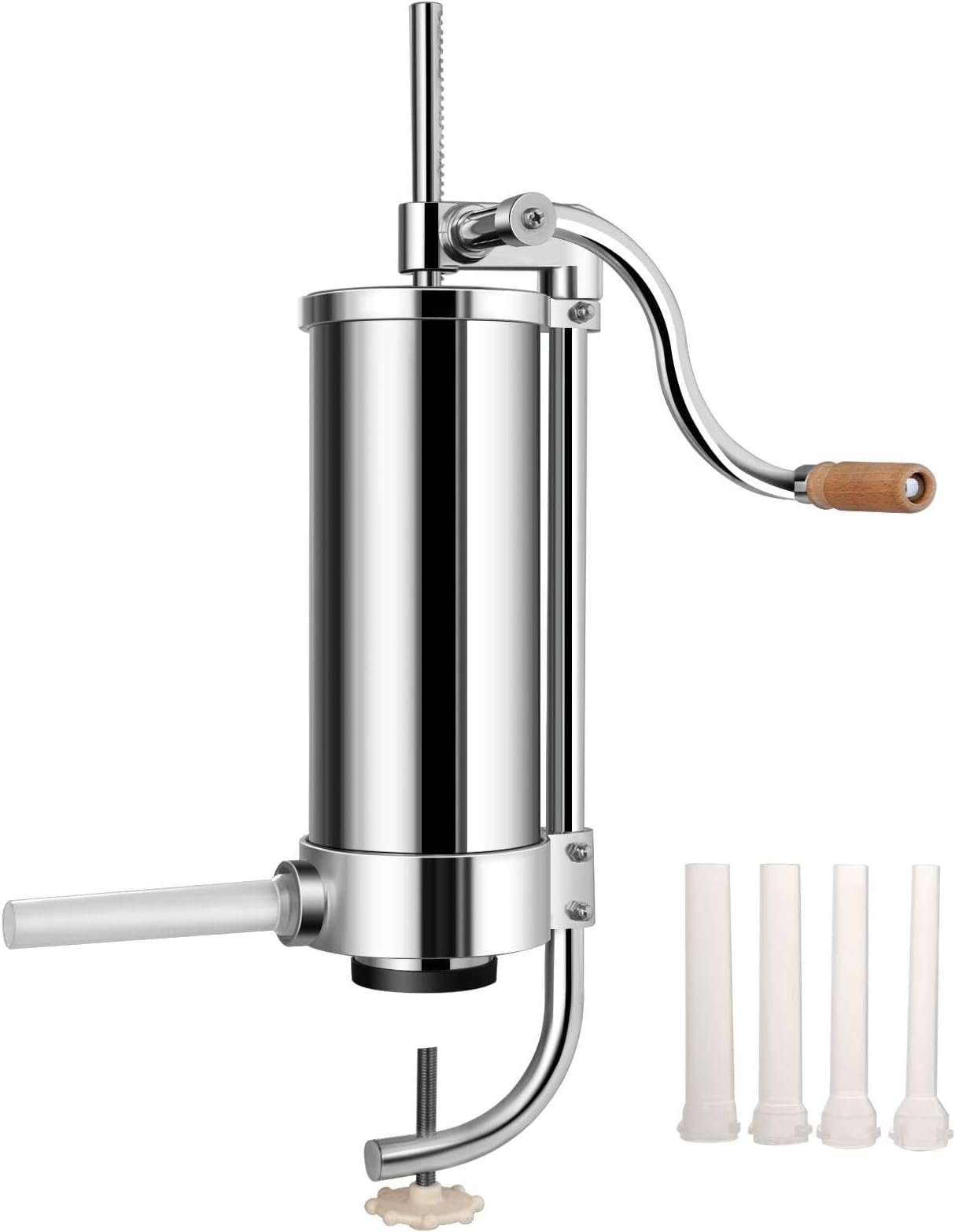 KitchenCraft Home Made Sausage Maker Machine with Easy Manual Crank in ...