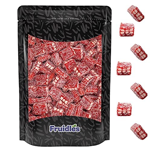 Amazon.com : Strawberry Bricks Gummi Candy, Delicious Sugar Coated ...