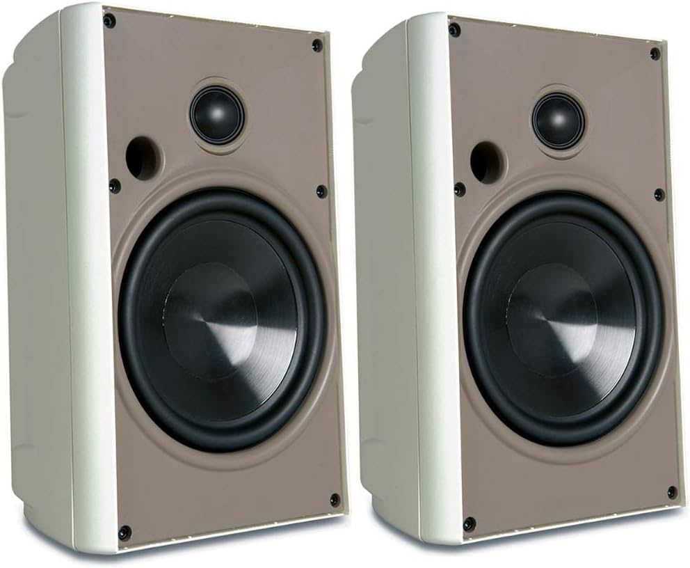 Proficient AW650WHT 6.5-Inch Indoor/Outdoor Speakers (White) : Amazon ...