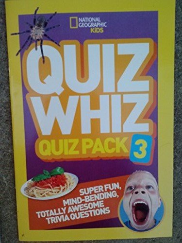 National Geographic Kids Quiz Whiz Pack 3: Amazon.co.uk: 9781426321597 ...