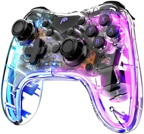 Amazon.com: Fosmon Wireless Bluetooth Gaming Controller for Switch 2/1 ...