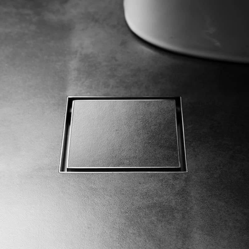 Kohler Hidden Floor Drain Square, SS304 Stainless Steel, Dual Usage ...