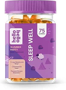 Amazon.com: Hello Bello Sleep Well - Gomitas de melatonina + Botanicals ...