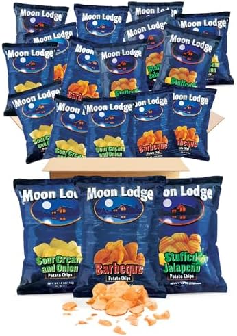 Amazon.com: Moon Lodge Chips Variety Pack - 18 Bold Flavored Potato ...