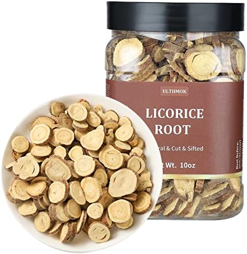 Amazon.com : Premium Licorice Root Slices 10 Oz/283g,Cut and Sifted,100 ...