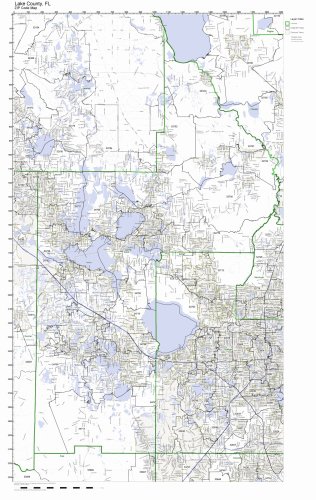 Working Maps Lake County, Florida FL Zip Code Map Not - Import It All