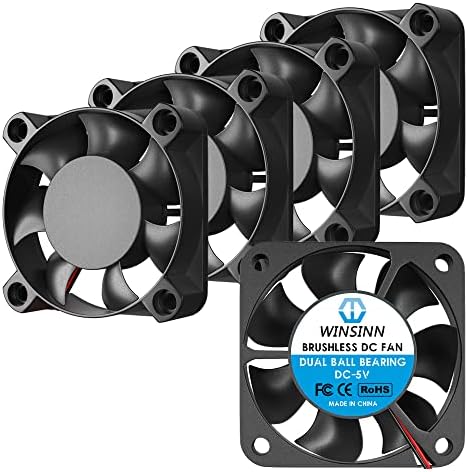 Amazon.com: WINSINN 40mm Fan 24V, 3D Printer Micro 24 Volt Fans 4020 ...