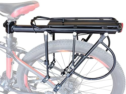 COMINGFIT® 50kg Capacity Aluminum Alloy Bicycle Rear Rack Adjustable ...