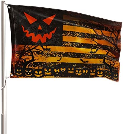Amazon.com : NASIAN Halloween Flag 3x5 Outdoor Double Sided Scary ...