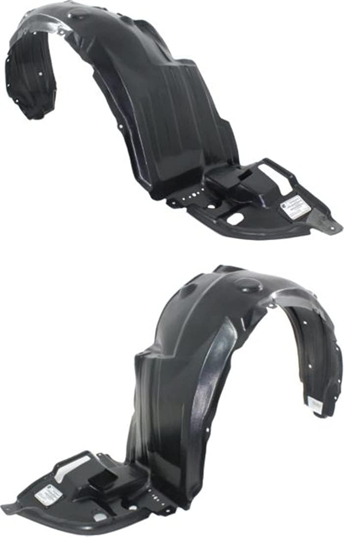 Amazon.com: Autoelementss New Set of 2 Front Splash Shield Fender Liner ...