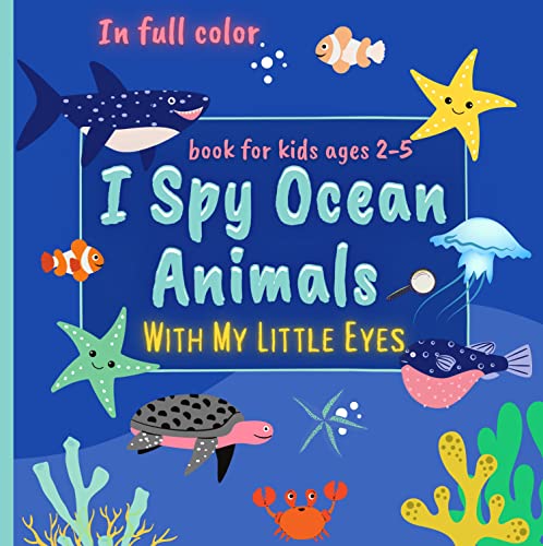 Amazon.com: I Spy Ocean Animals Book for Kids Ages 2-5: Fun ...