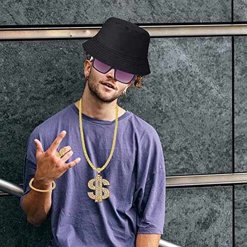 Joyday Store 80s 90s Hip Hop Fancy Dress Costume Kit Gangster Costume ...