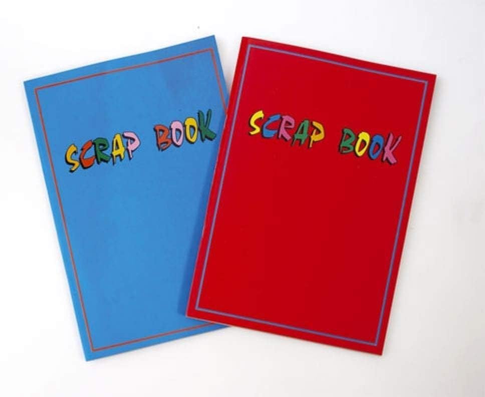 A4 Scrap Book Red/Blue (One picked at Random) : Amazon.co.uk: Toys & Games