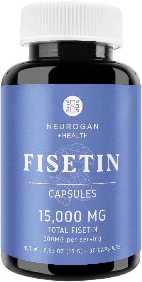 Amazon.com: Fisetin 500mg 98% Pure Fisetin 500mg Therapeutic Dose 60 ...