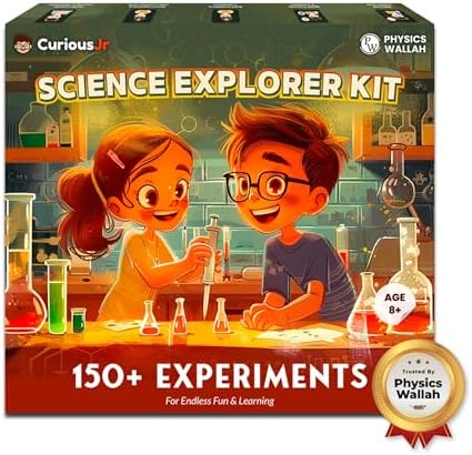 Buy Kit4Curious Electricity and Magnetism 150 Experiment kit for Boys ...
