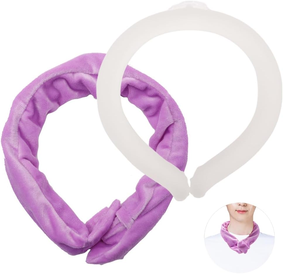 Amazon.com: Neck Ice Pack, Ice Neck Wrap Ice Ring Hot Cold Therapy Soft ...