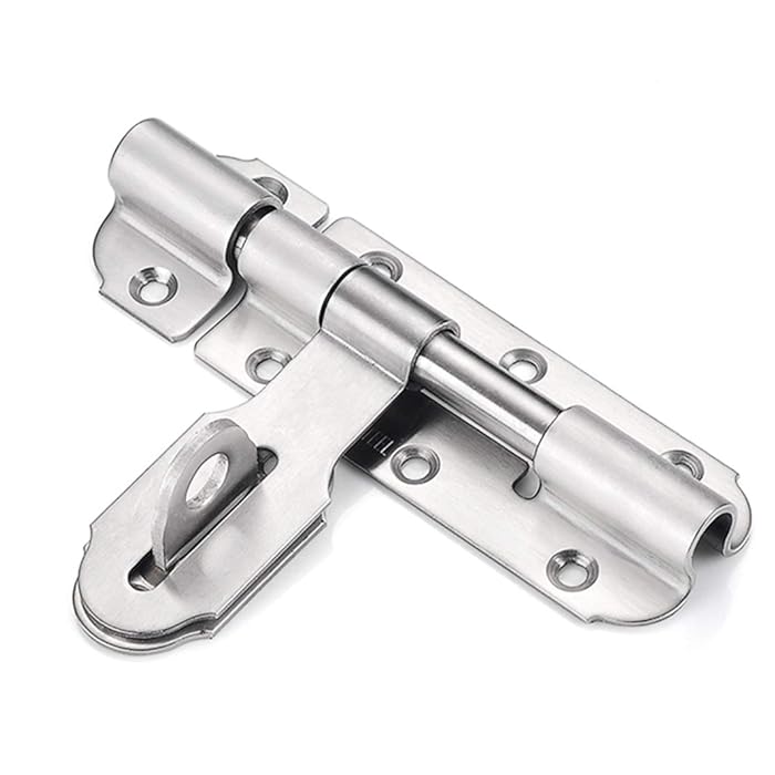 Buy Sliding Door Bolt/Hasp, Tiberham 100 mm Stainless Steel Door Barrel ...