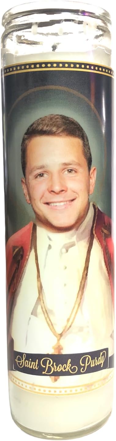 Amazon.com: Brock Purdy Prayer Saint Devotional Candle : Home & Kitchen