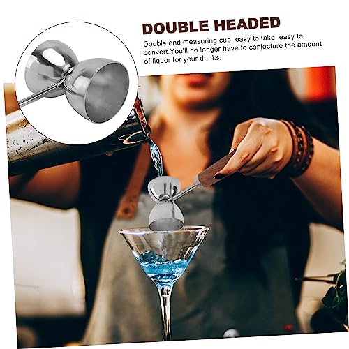 Mikinona 1pc Double Head Wine Measurer Martini Jigger Metal Measuring ...