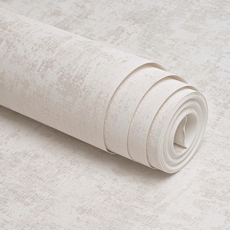 Trafagala Industrial Textured Concrete Effect Wallpaper Cement White ...