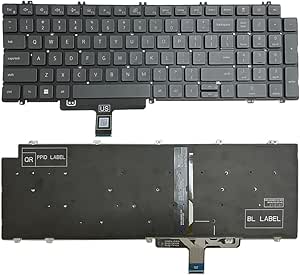Amazon.com: GinTai Laptops Keyboard Backlit US Replacement for Dell Latitude 5520 5530 5540 5521 ...