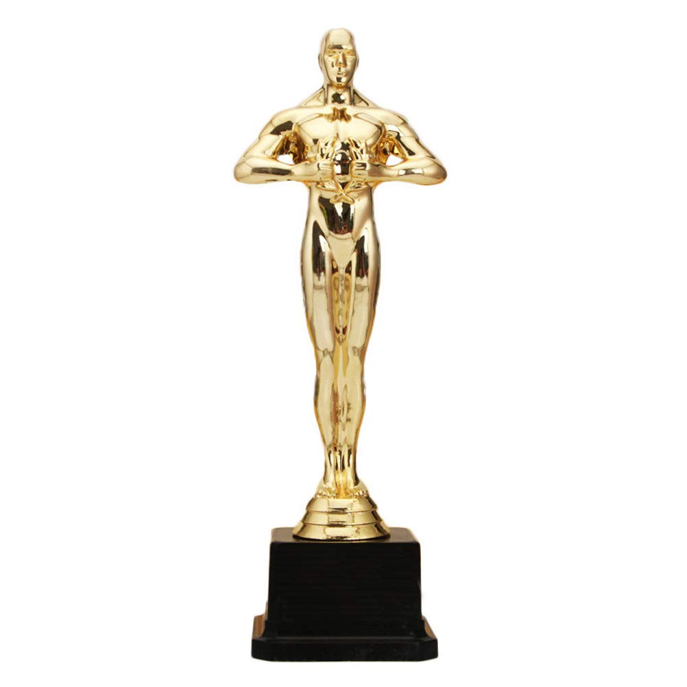 Buy Gold Award Trophy,Men's Award Trophy 10 Inch O Style Trophy Golden ...