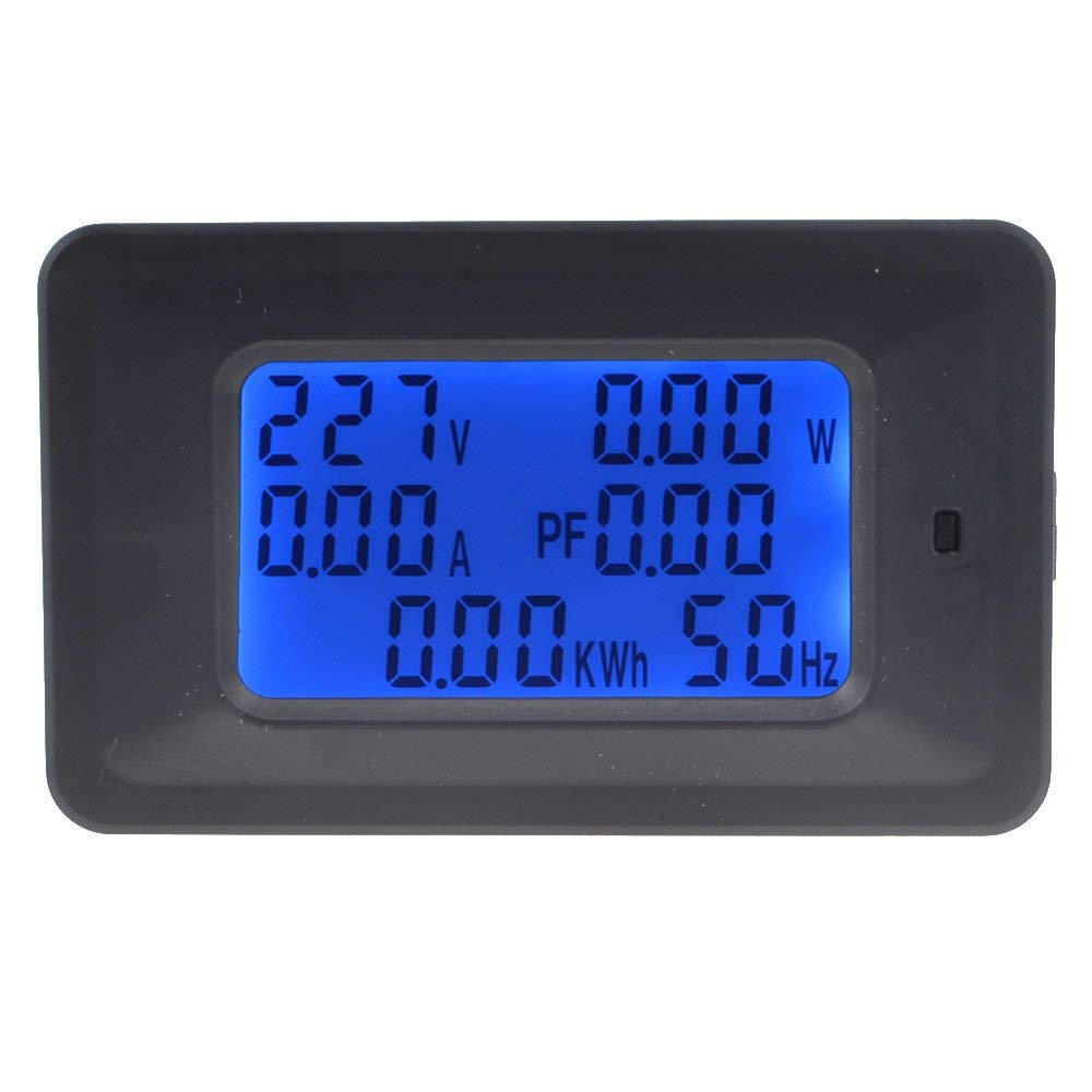 Quick Sense AC 5KW 20Amp Digital Energy Meter with Blue Back Light ...