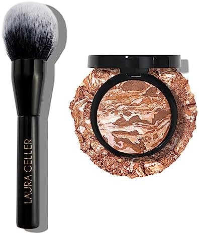 Amazon.com: LAURA GELLER Baked Bronze-n-Brighten Bronzer Powder ...
