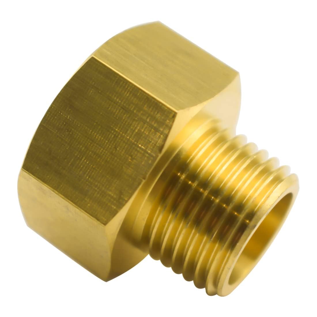 Amazon.com: Brass Pipe Fitting, ZESE 3/4-Inch NPT Female Thread Pipe x ...
