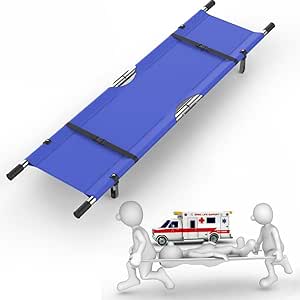 Amazon.com: MKEING Medical Emergency Rescue Stretcher Foldable Portable ...