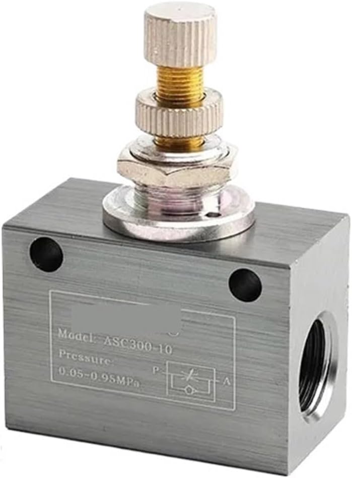 1pcs ASC100-06 ASC200-08 ASC300-10 ASC-15 Pneumatic One-Way Throttle ...