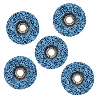 CruSio 5Pcs Rust Removal Wheel,Poly Strip Abrasive Disc Rust Paint ...