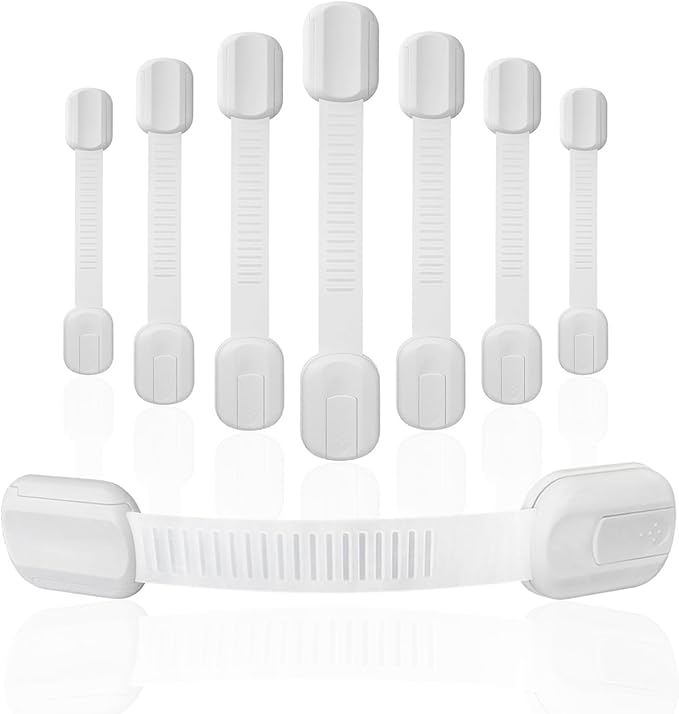 Amazon.com: DOMILE Baby Proofing Straps Locks, 8 pack Child Safety ...