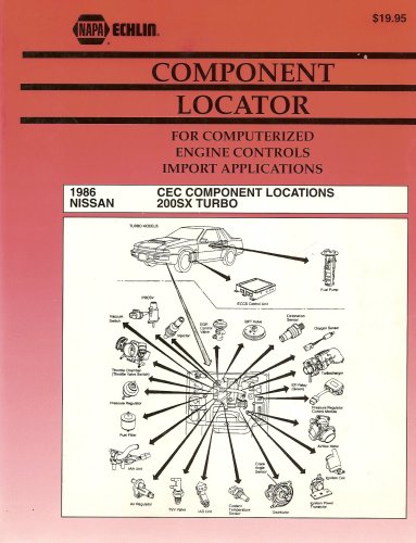 1986 Nissan CEC Component Locations 200SX Turbo (Component Locator for ...
