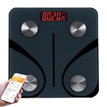 Amazon.com: Digital Smart Scale for Body Weight, LED Display, Weight ...