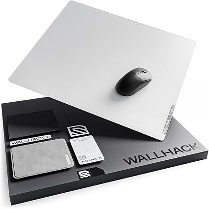 Wallhack 4.0 Glass Gaming Mousepad - Professional Esport Mouse Mat with ...