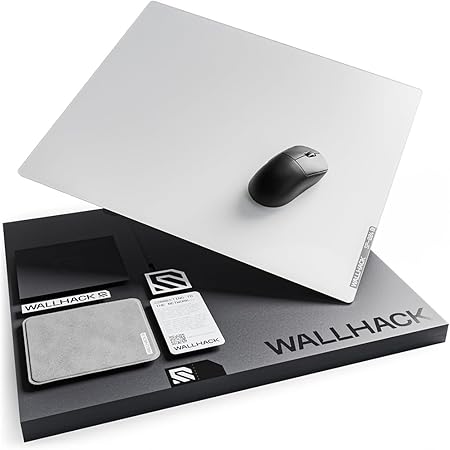 Wallhack 4.0 Glass Gaming Mousepad - Professional Esport Mouse Mat with ...