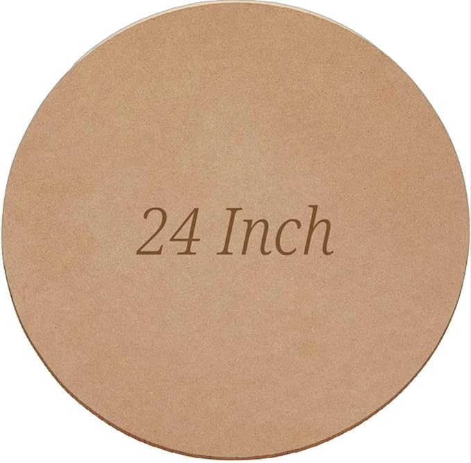 CraftVista 24 Inch MDF Circles - Round Wood Boards for Art, Craft ...