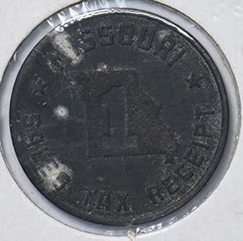 Collectible Coin 1937~1942 Mill Missouri. Sales Tax Receipt 191932 at Amazon's Collectible Coins ...