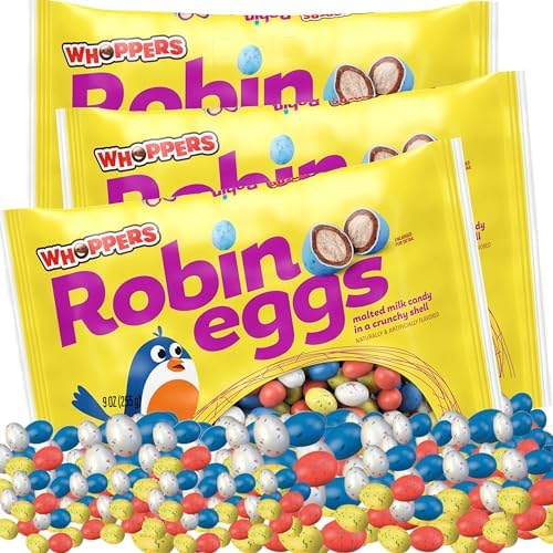 Amazon.com: Easter Chocolate Candy, Whoppers Robin Eggs Minis, 3 Pack ...