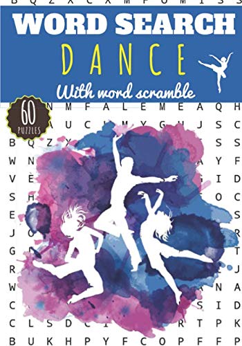 Dance Word Search: Challenging Puzzle book For Adults, Kids, Seniors ...