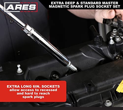 Snapklik.com : ARES 11033-10-Piece Extra Deep And Standard Length ...