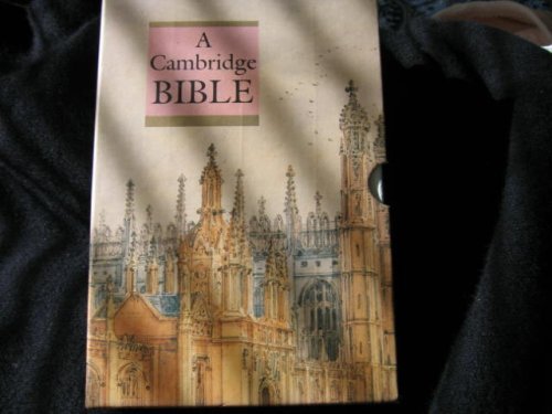 A Cambridge BIBLE (HOLLY BIBLE: White Imitation Leather Bound, Silver ...