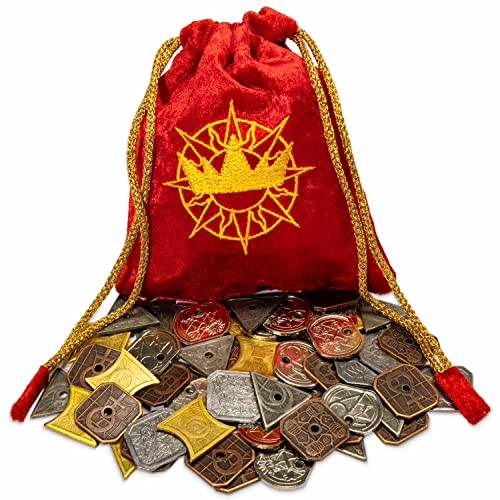 Stratagem King's Coffers 60 Assorted Fantasy Coins - Real Metal ...